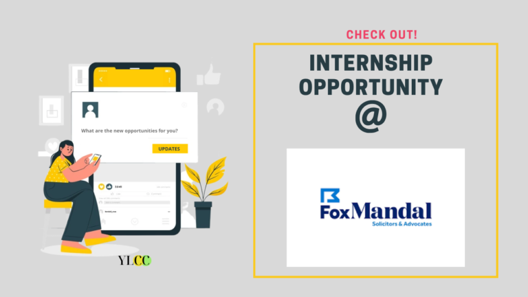 Internship Opportunity (Intern) @ Fox Mandal & Associates: Apply Now ...